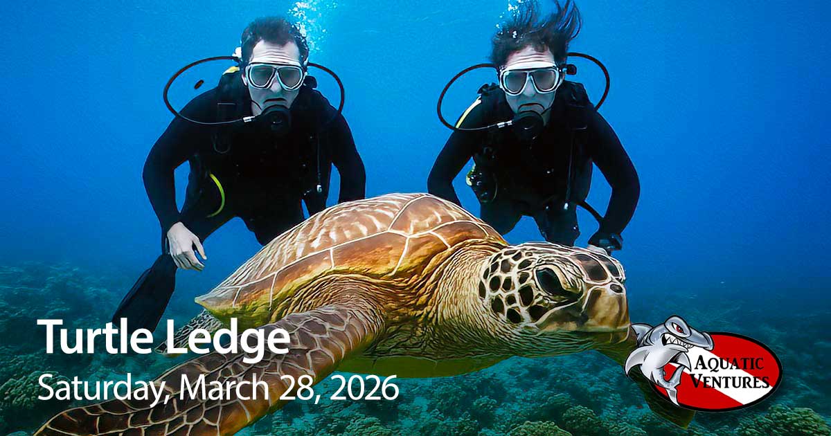 Turtle Ledge • Saturday, March 28, 2026 - Aqautic Ventures